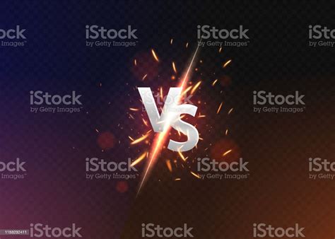 Vs 배경 비교 스포츠와 싸움 경쟁에 대 한 편지 대 로고 대 벡터 일러스트입니다 빛에 대한 스톡 벡터 아트 및 기타 이미지 빛 조명 장비 결투 Istock