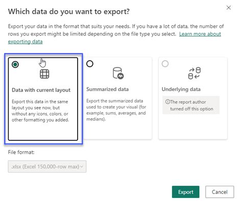 Keep The Same Format When Export The Pbi Matrix To Microsoft