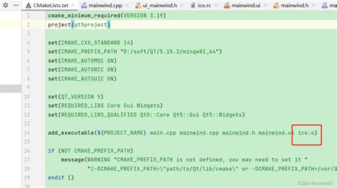 Clion编译后的exe文件添加ico图标clion 202223 编译的怎么给exe文件带上图标 Csdn博客