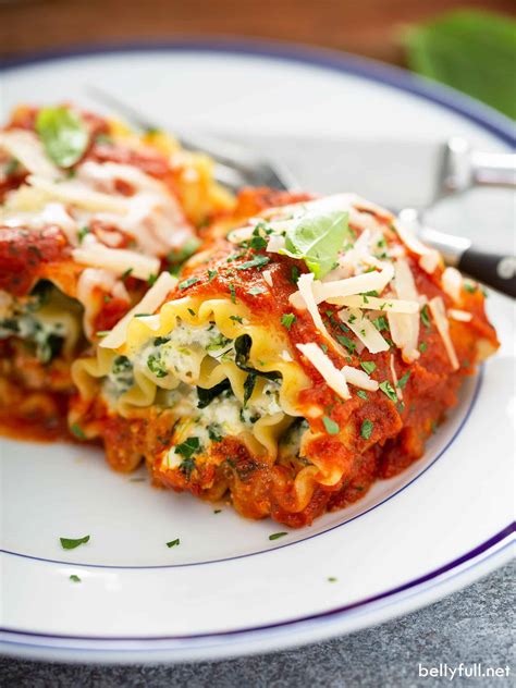 Lasagna Roll Ups Belly Full