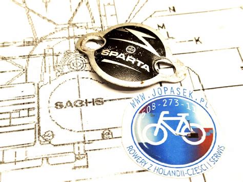 Logo Sparta Błotnik Tył Rower Z Silnikiem Sachs 301 Czesci Serwis
