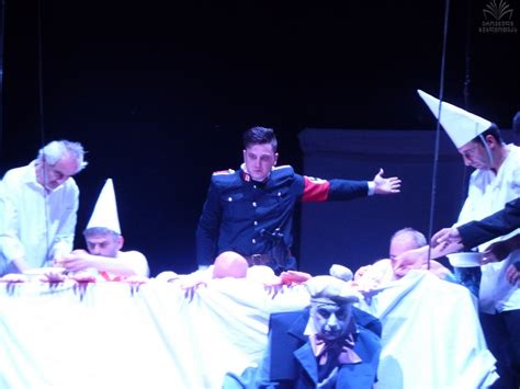 Iverieli იმერეთის თეატრალური ფესტივალი 2016 სცენა ჭიათურის თეატრის სპექტაკლიდან გეტო