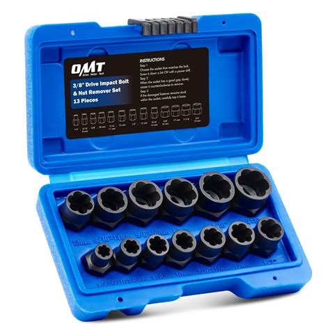 Buy Orion Motor Tech Impact Nut And Bolt Extraction Tool Set Rusted Damaged Stripped Nut And Buy Orion Motor Tech Impact Nut And Bolt Extraction Tool Set Rusted Damaged Stripped Nut And