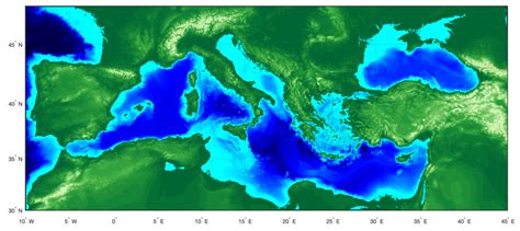Как построить цветную топографическую карту в Matlab