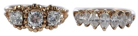 Two 14kt Diamond Rings Sold At Auction On 23rd April Brunk Auctions