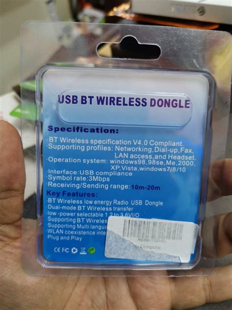 Bluetooth Dongle Csr 4 0 2 0 Usb Wireless Adapter Computers And Tech Parts And Accessories Cables
