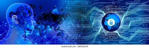 Artificial Intelligence Abstract Technology Background Stock