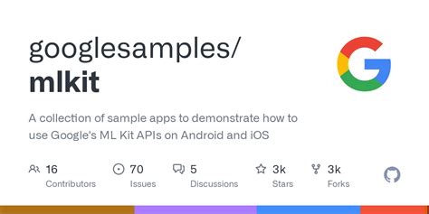 GitHub Googlesamples Mlkit A Collection Of Sample Apps To Demonstrate How To Use Google S ML