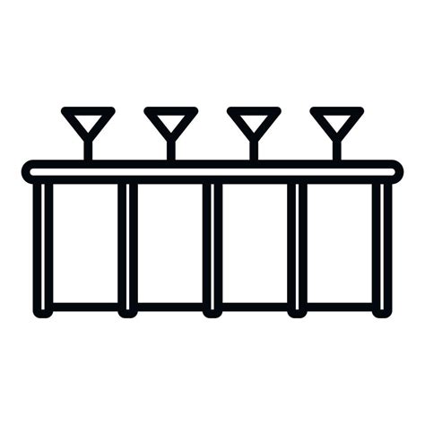 Pub Bar Icon Outline Vector Counter Table 17325882 Vector Art At Vecteezy