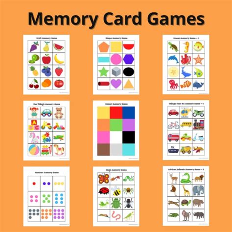 Memory Card Games