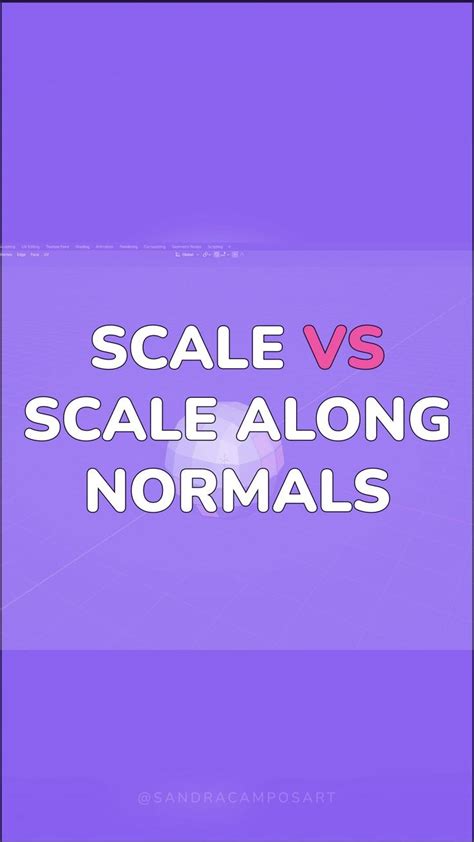 blender 3d short tutorial scale vs scale along normals