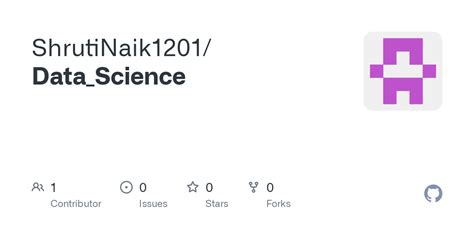 GitHub ShrutiNaik Data Science