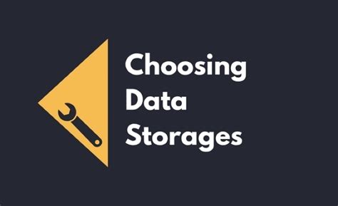 Choosing Data Stores By Andreas Kretz