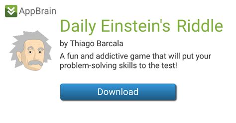 Daily Einstein S Riddle For Android Free App Download