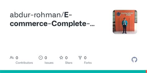 GitHub Abdur Rohman E Commerce Complete Flutter UI