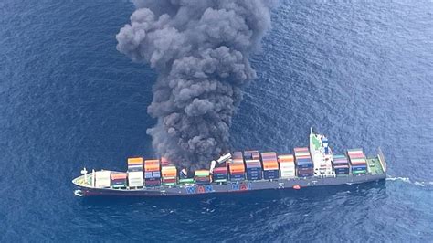 Fire On Cargo Ship Off India Sparks Fears Of Ecological Disaster