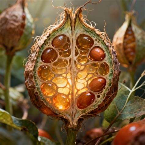 Free Amber Seed Chamber Image Botanical Pod Seeds Download At Stockcake