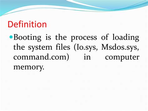 booting a computer cold boot warm boot pptx