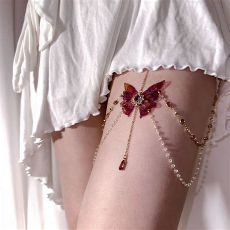 Pin By K On Jewelery Leg Chain Thigh Jewelry Stylish Jewelry