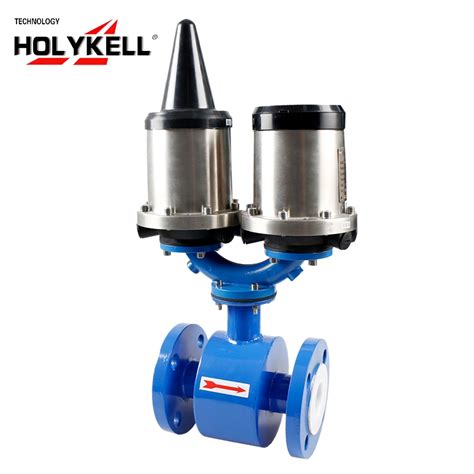 Holykell Smart Digital Water Flow Meter Data Logger Electromagnetic Magnetic Flowmeter Flow
