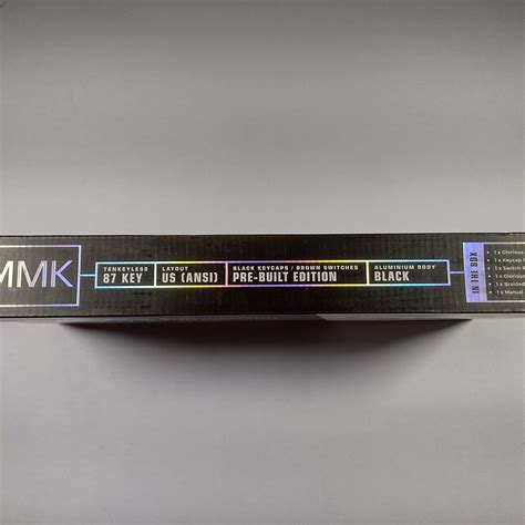 Glorious GMMK TKL Modular Mechanical Keyboard Black Gateron Brown Switches Jawa