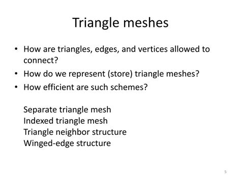 PPT Mesh Representation Part II PowerPoint Presentation Free Download ID 2343711