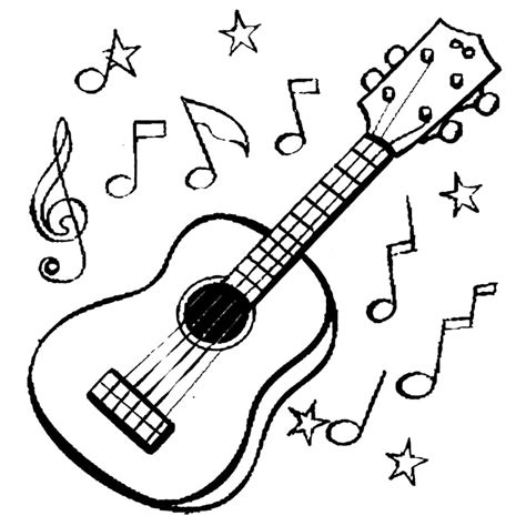 Printable Ukulele Coloring Page Download Print Or Color Online For Free