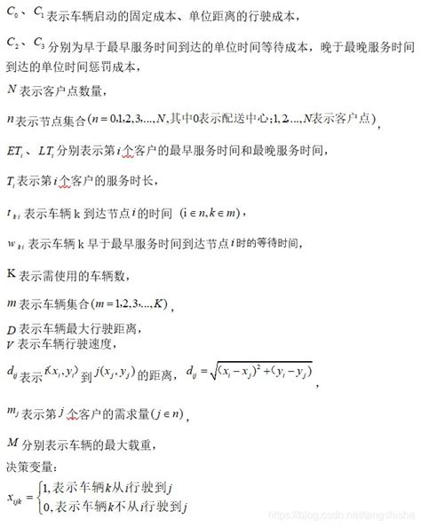 vrptw建模与求解—基于粒子群算法 vrptw数学模型 csdn博客