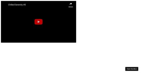 React Video Player Hook Examples CodeSandbox