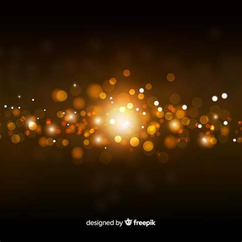 Bokeh 조명 배경 무료 벡터