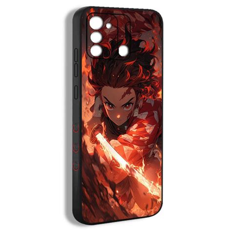 чехол для смартфона Подходит для Tecno Spark 8c аниме Истребитель демонов Тандзиро Камадо Edr08