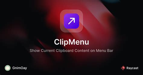 Raycast Store Clipmenu