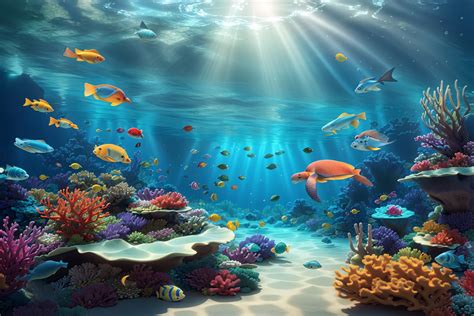 Underwater The Sea Background Graphic By Forhadx5 · Creative Fabrica