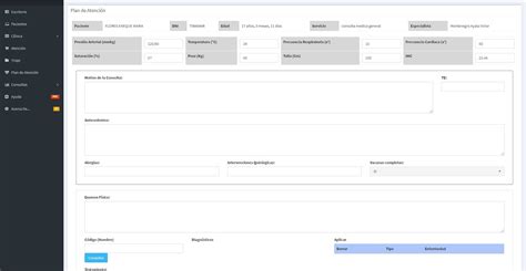 Código Sistema de Historias clínicas y gestión de clínicas PHP MySQL Jquery Ajax