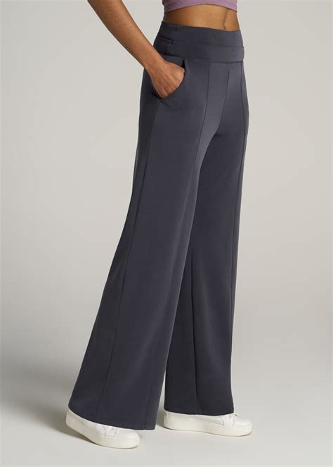 Womens Tall Wide Leg Ultra High Rise Pant Charcoal Rinse American Tall
