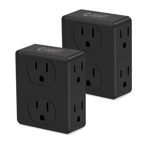 Multi Plug Outlet Splitter Unidapt Multiple Outlets Extender Adapter