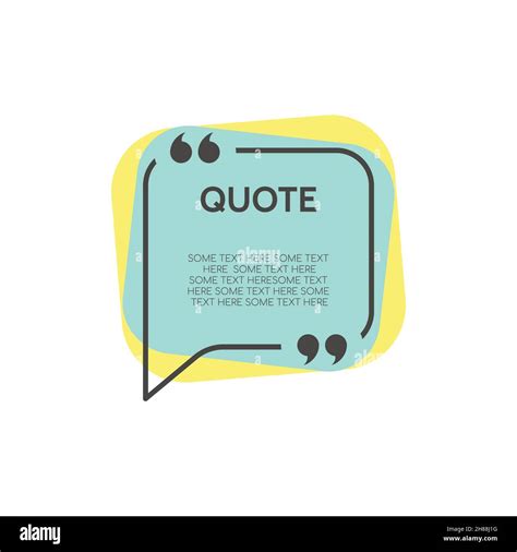 Quotation Quote Stock Vector Images Alamy