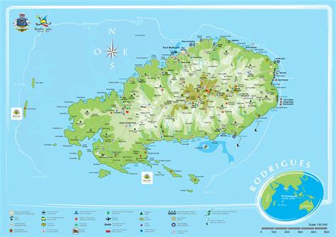 Island Map Rodrigues Tourism Office