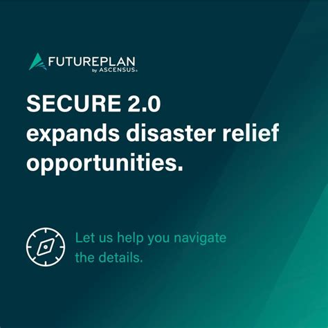 Futureplan By Ascensus On Linkedin Thanks To The Secure 2 0 Act Affected Plan Participants In