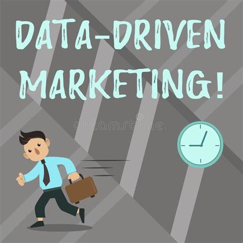 Word Writing Text Data Driven Marketing Business Concept For Strategy