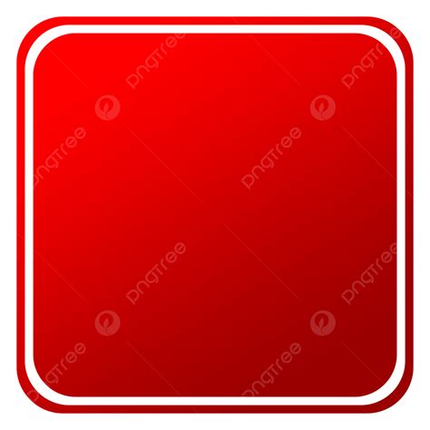 Blank Red Button Png