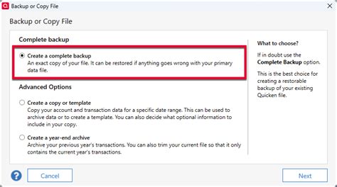 How To Back Up Or Restore Your Quicken Data Quicken