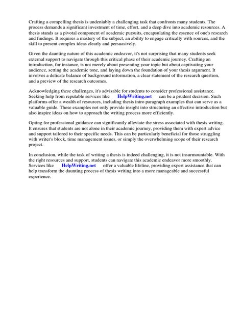 Thesis Intro Paragraph Examples Pdf Essays Thesis Thesis Intro Paragraph Examples Pdf Essays Thesis