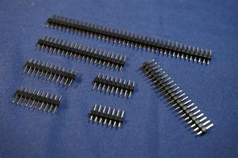 1000pcs 0 079 2 0 Mm Single Row PCB Male Header 2 Pin 3 4 5 6 7 8 9 10 11 12 13 14 15 16 17 18