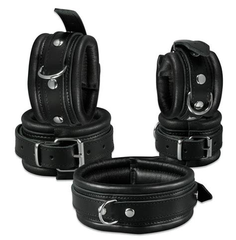 Leder Bondage Set Schmal