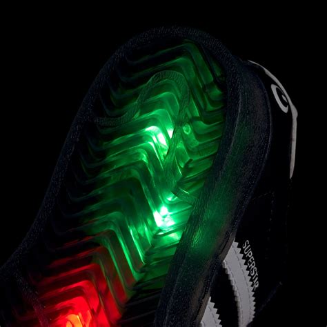 Adidas נעלי Superstar Led Light Comfort Closure שחור Adidas Il