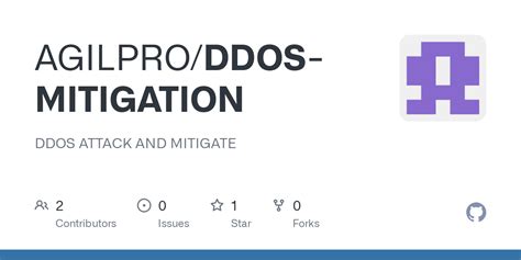 Github Agilproddos Mitigation Ddos Attack And Mitigate