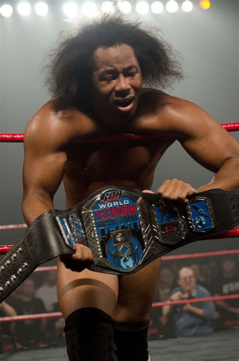 Download Wrestler Jay Lethal With Roh World Belt Wallpaper | Wallpapers.com
