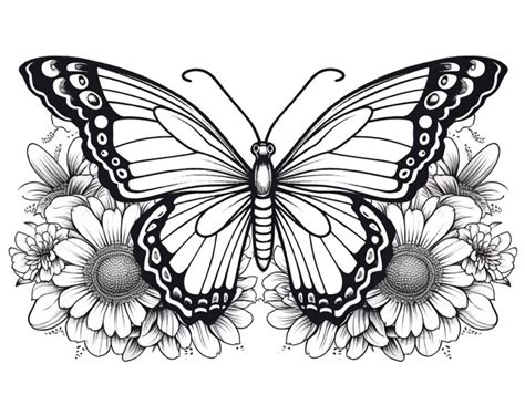 15 Butterfly Coloring Pages For Adults The Graphics Fairy