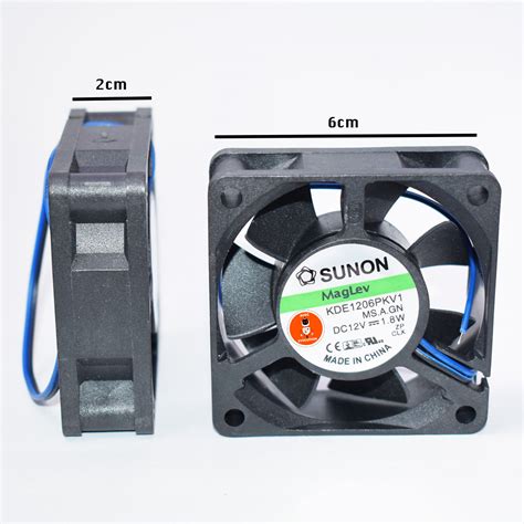 Ventilador De Refrigeración 6x6x2cm 12v Dc 2 Cables 18w Acdc Evolution
